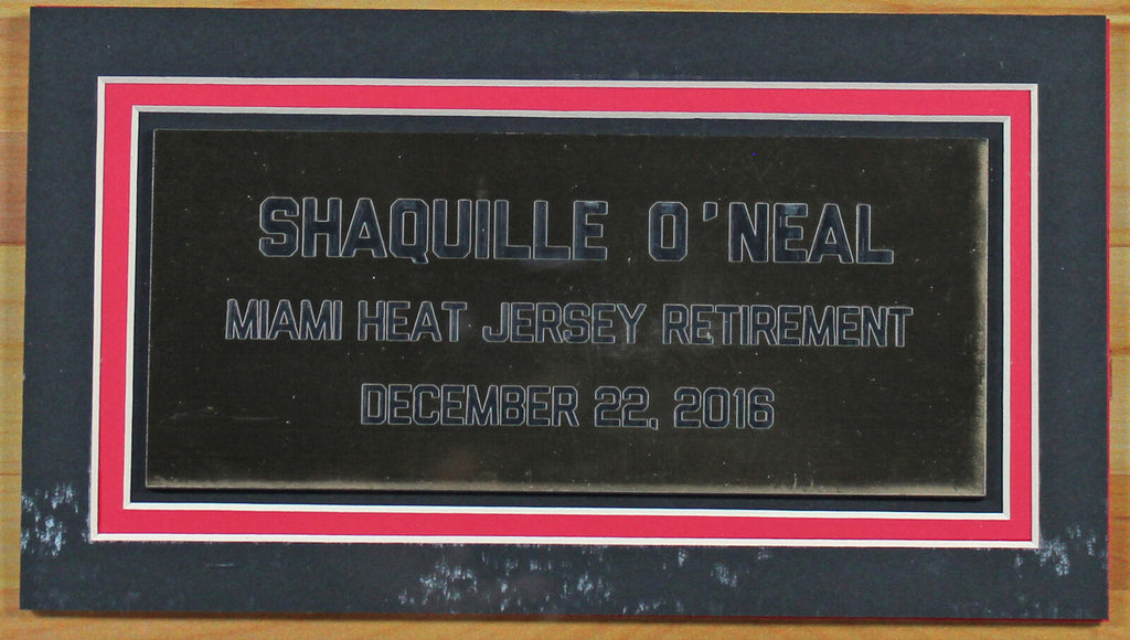 Heat Shaquille O'Neal Number Retirement Framed Display – Super Sports ...