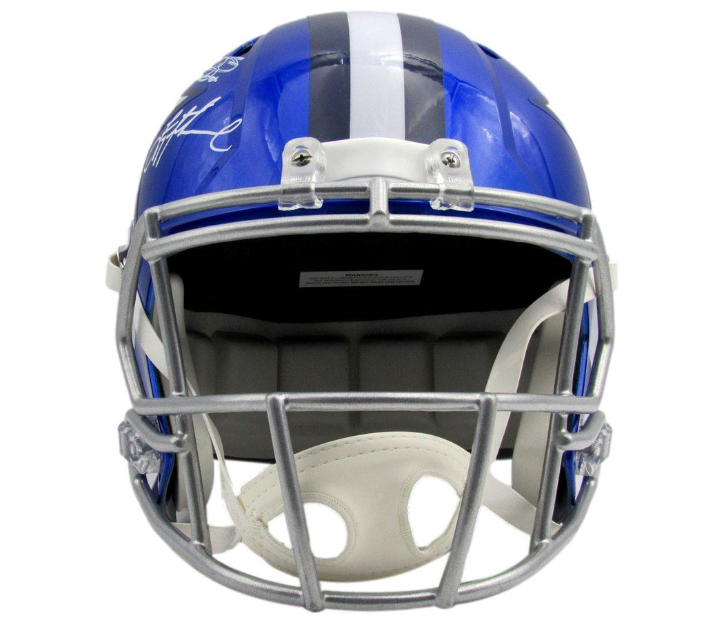 Dallas Cowboys Triplets Autographed Full Size Flash Replica Football H ...