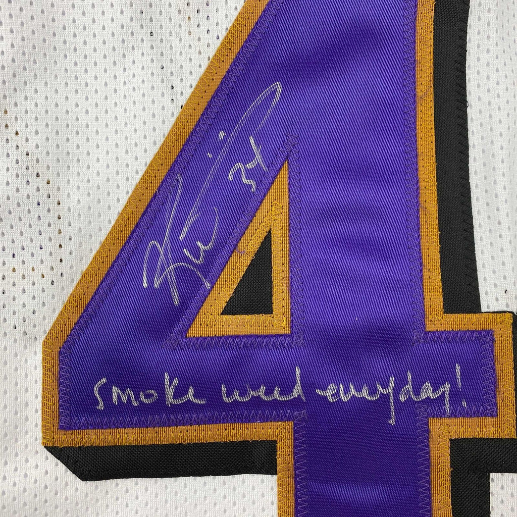 Autographed/Signed Ricky Williams Smoke Weed Inscribed Baltimore Jerse ...