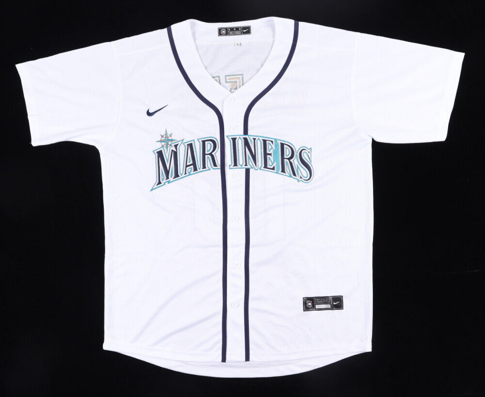 Jarred Kelenic Signed Seattle Mariners Custom Nike Style Jersey (JSA C ...