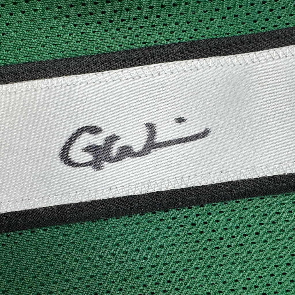 Framed Autographed/Signed Garrett Wilson 33x42 New York Green Jersey J ...