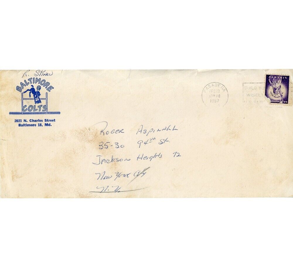 Multi-Signed 1956 Baltimore Colts Mint 9 Graded Encapsulated Team Sign ...