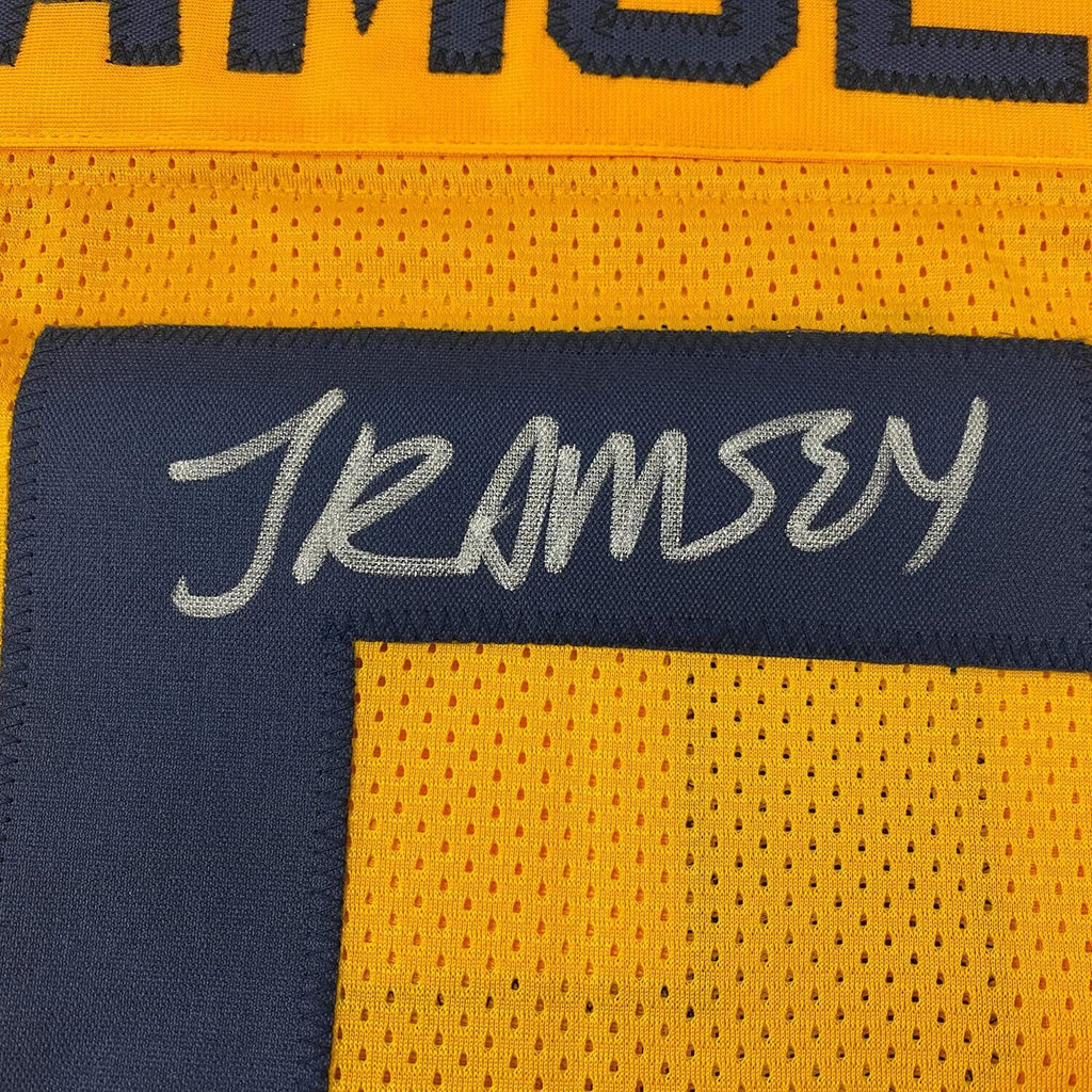 Framed Autographed/Signed Jalen Ramsey Los Angeles LA Yellow Jersey JS ...