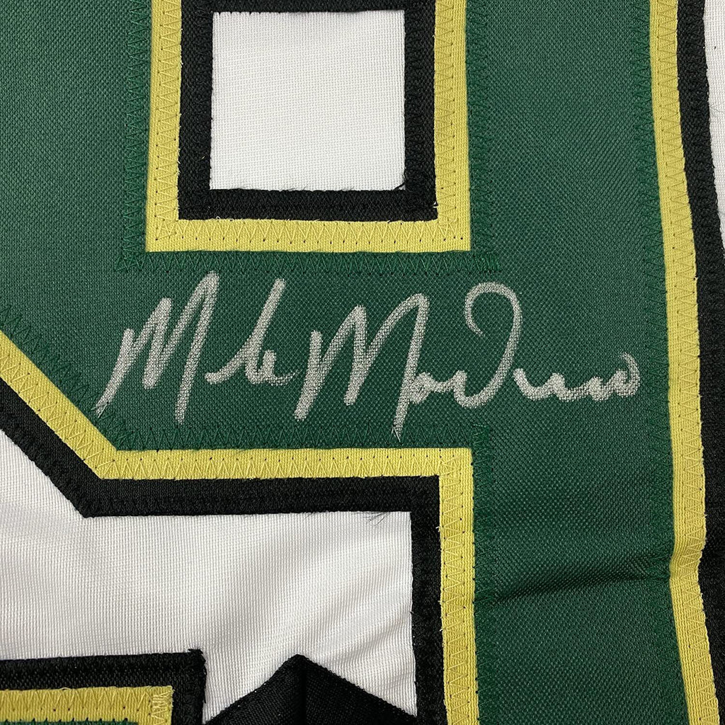 Framed Autographed/Signed Mike Modano 33x42 Dallas White Jersey Becket ...