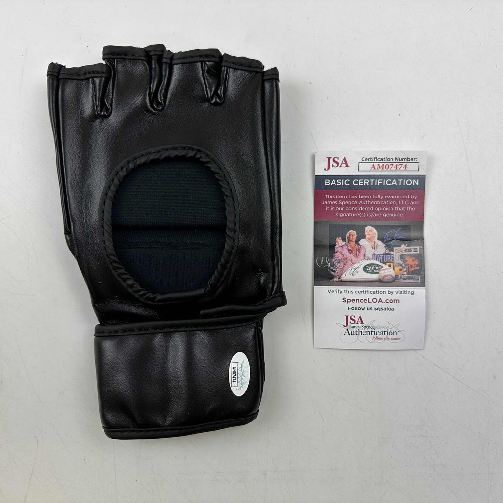 Autographed/Signed Michael Bisping UFC MMA Black Fighting Glove JSA CO ...