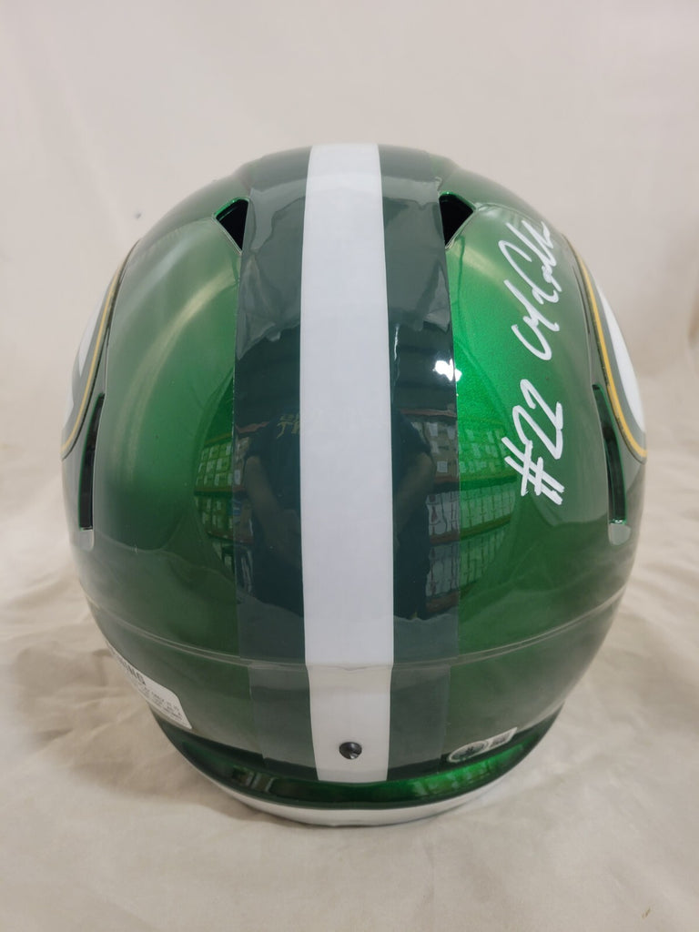 MATTHEW GOLDEN SIGNED GREEN BAY PACKERS F/S FLASH SPEED REP HELMET BAS ...