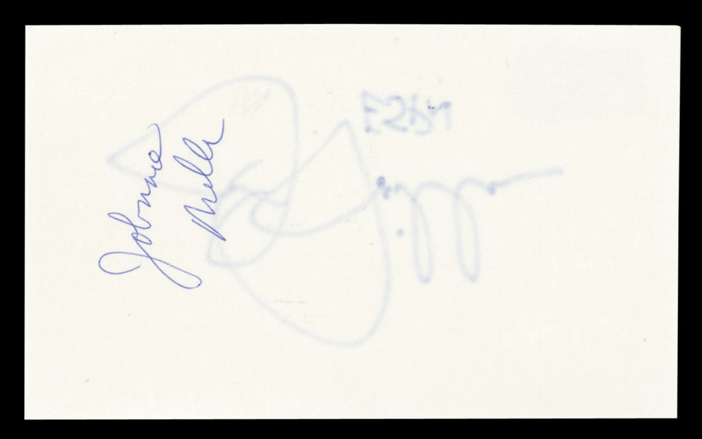 Jon Miller "ESPN" Authentic Signed 3x5 Index Card Autographed BAS #BT0 ...