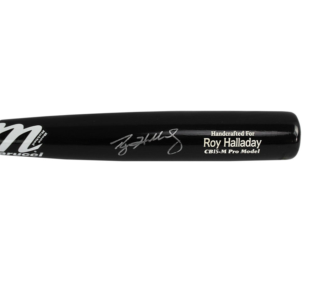 Roy Halladay Signed Philadelphia Phillies Marucci Black MLB Bat – Super ...