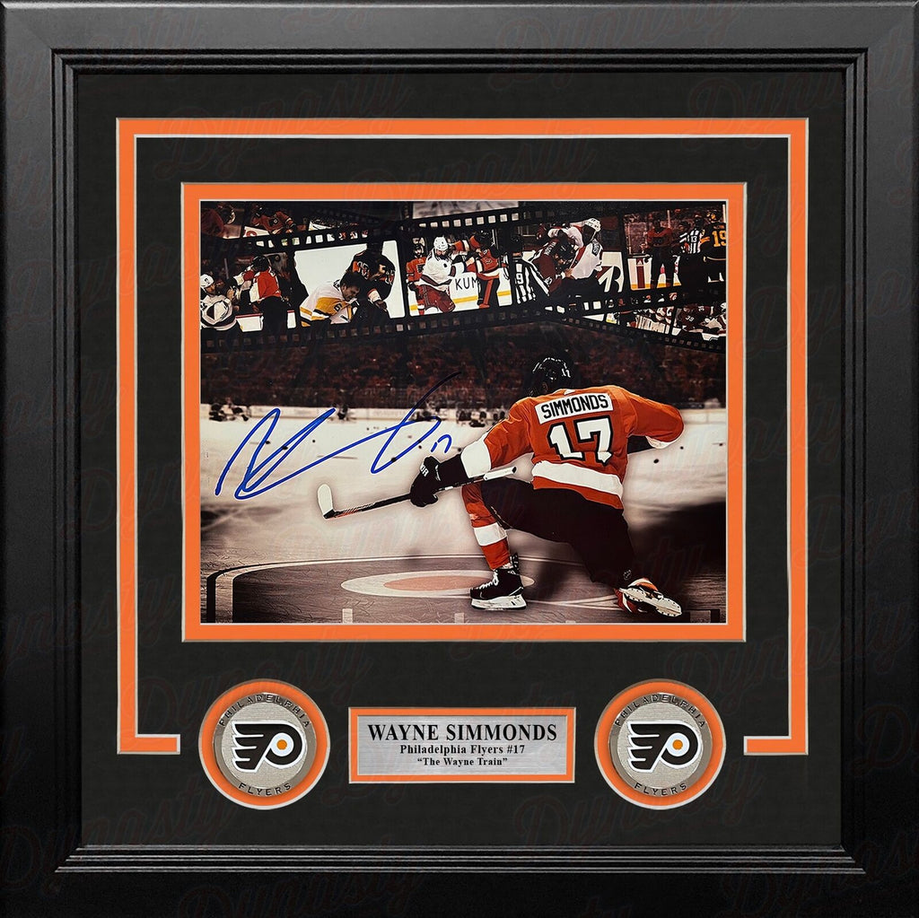 Wayne Simmonds Philadelphia Flyers Autographed 8x10 Framed Collage Pho ...