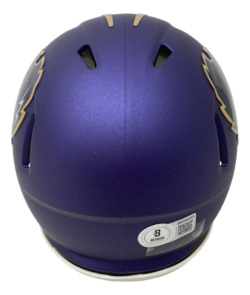 Anquan Boldin Signed Baltimore Ravens Rave Mini Speed Helmet BAS ...