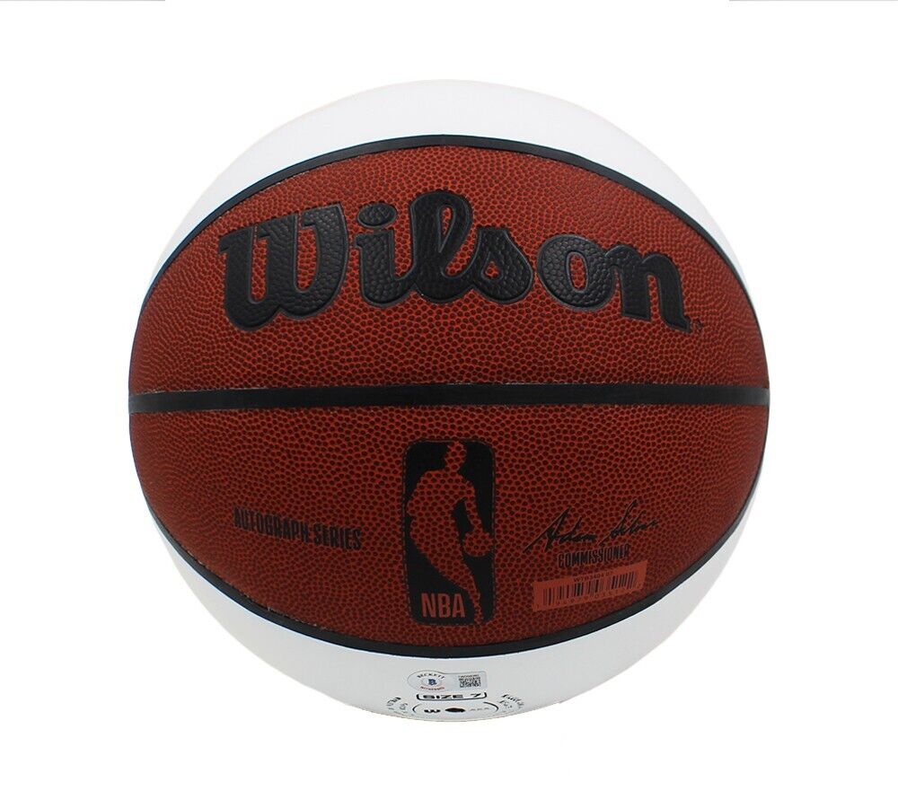 Ray Allen Signed Milwaukee Bucks Wilson White MLB Basketball – Super ...
