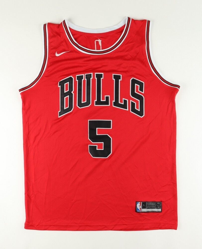 Derrick Jones Jr. Signed Chicago Bulls Jersey (PSA COA) Ex-UNLV / Powe ...