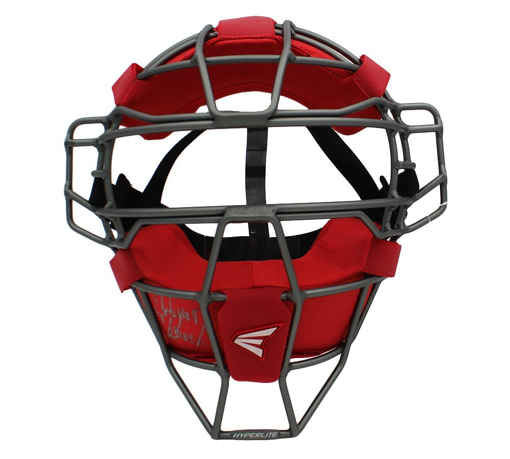 Johnny Bench Signed Cincinnati Reds Rawlings Red MLB Catcher's Mask ...