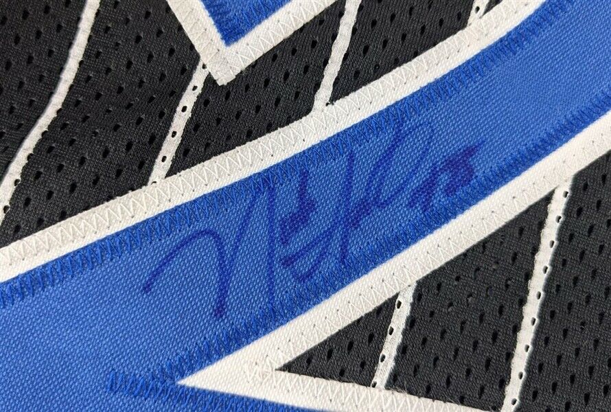 Nick Anderson Signed Magic Black Jersey (PSA COA) 1st Ever Draft Pick ...