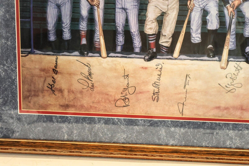 The Ron Lewis 3000 Hit Club Poster Autographed & Framed – Super Sports ...
