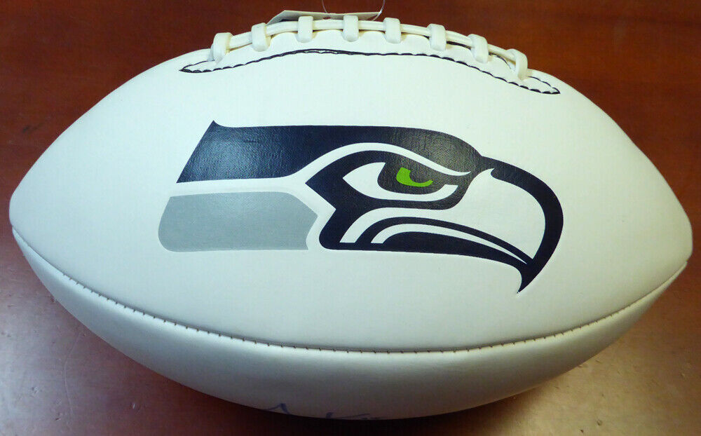 Jermaine Kearse Autographed Seahawks White Logo Football Go Hawks MCS ...