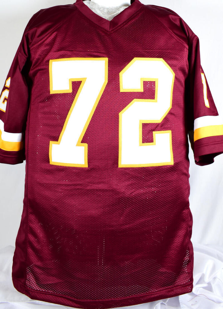 Dexter Manley Autographed Pro Style Maroon Jersey w/SB Champs- Prova ...