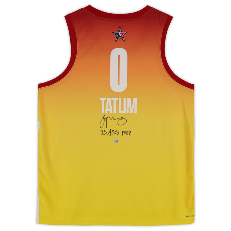 Jayson Tatum Autographed "23 ASG MVP" 2023 Nike All Star Jersey Fanati ...