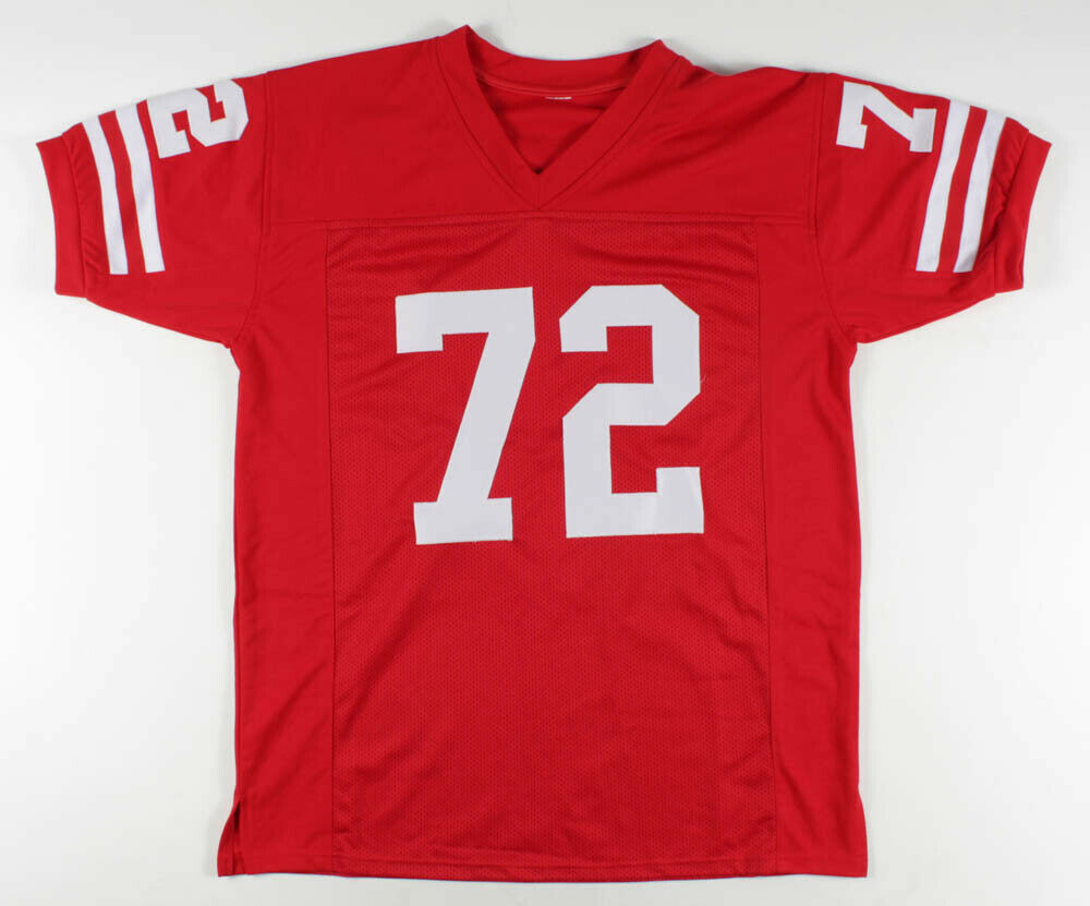 Travis Frederick Signed Wisconsin Badgers Jersey (Beckett Hol) 5xPro B ...