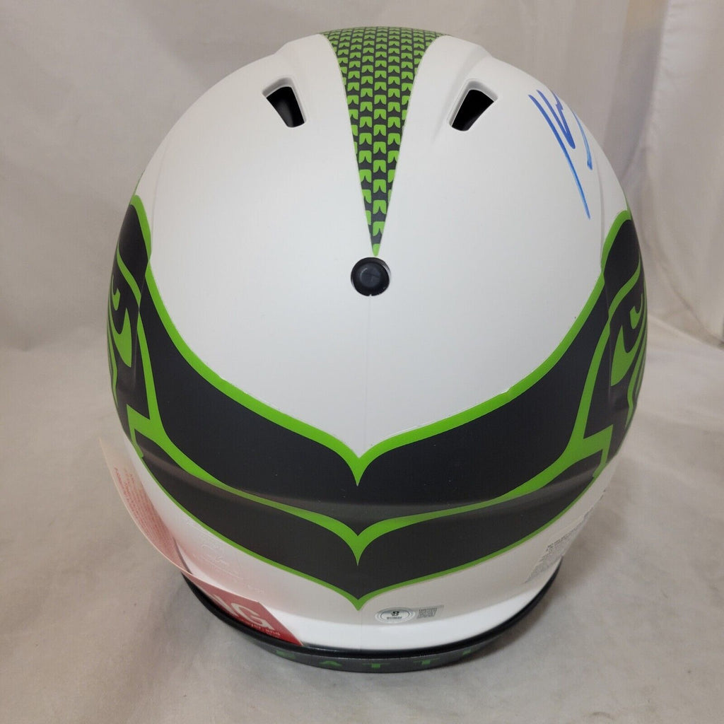 KENNETH WALKER III SIGNED SEAHAWKS LUNAR ECLIPSE SPEED AUTHENTIC HELME ...