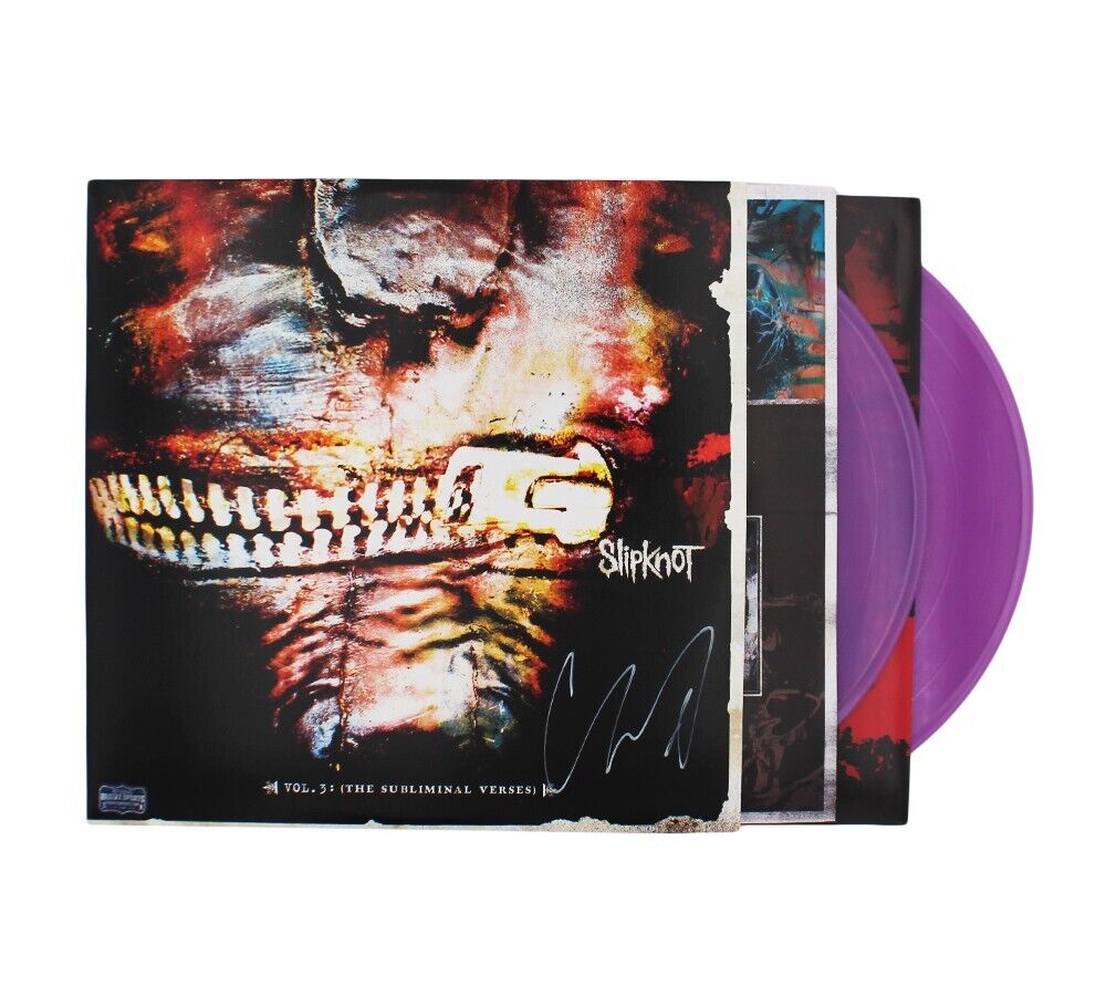 Corey Taylor Signed Slipknot Vol. 3 Subliminal Verses Album Cover ...