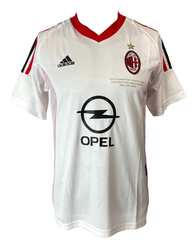 Paolo Maldini Signed AC Milan 2003 Champions League Adidas Soccer Jers ...