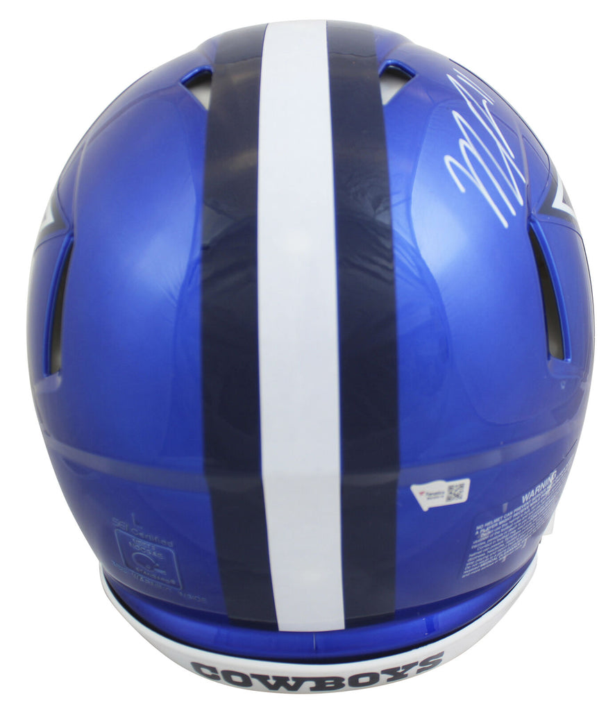 Cowboys Micah Parsons Signed Flash F/S Speed Proline Helmet w/ Case Fa ...