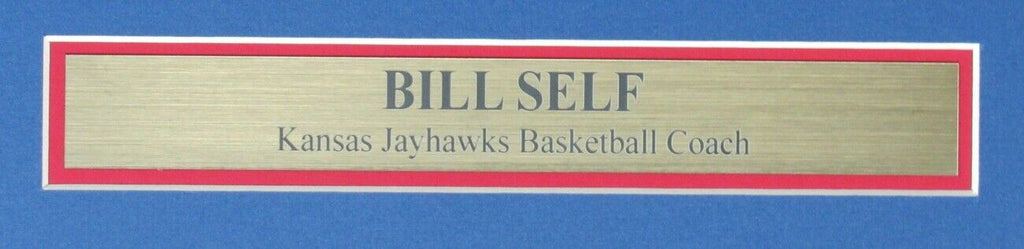 Bill Self KANSAS JAYHAWKS Signed 8x10 Photo Collage Framed Beckett 148 ...