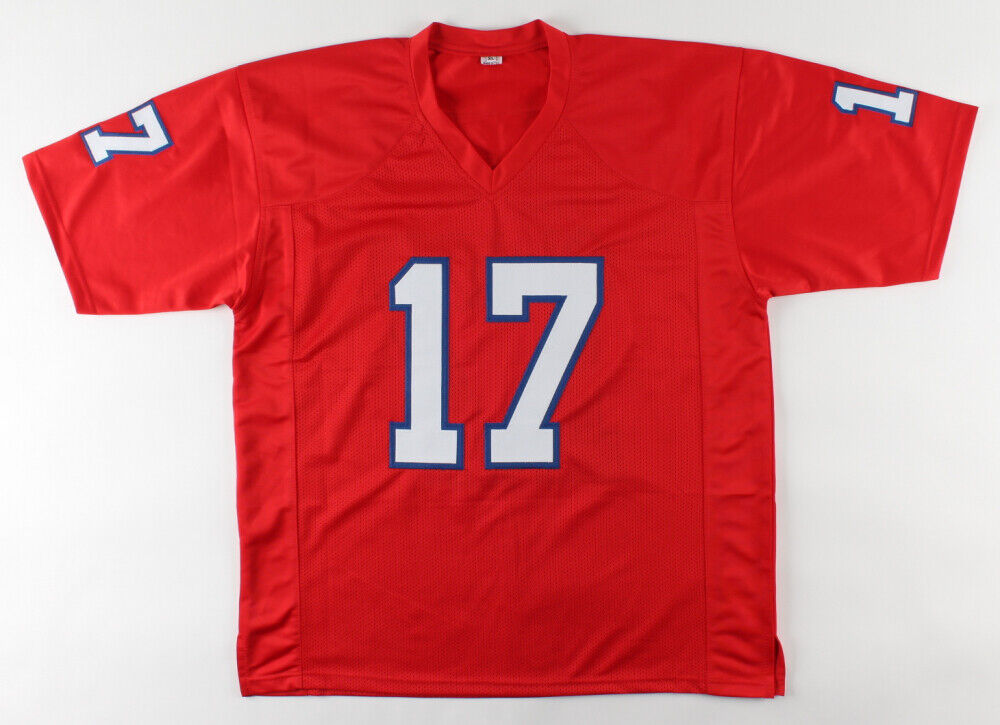 Brian Sipe Signed 1984 New Jersey Generals USFL Jersey (Beckett) Ex-Br ...