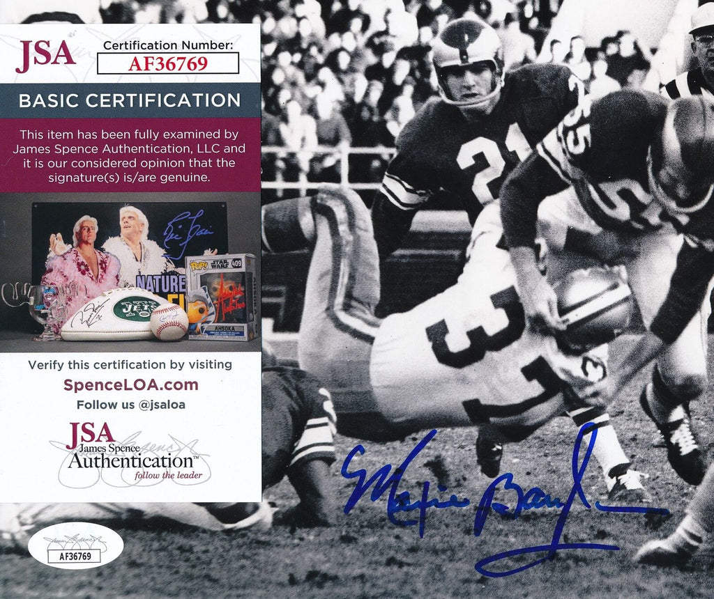Maxie Baughan Signed/Autographed 8x10 B/W Photo Philadelphia Eagles JS ...
