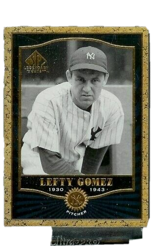 Lefty Gomez Yankees Signed Gold HOF Postcard (PSA Encapstd) 5xWorld Se ...