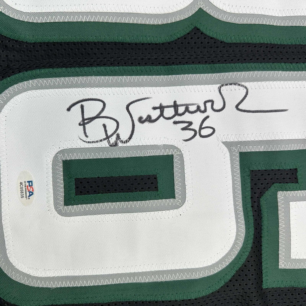 Autographed/Signed Brian Westbrook Philadelphia Black Jersey PSA/DNA C ...