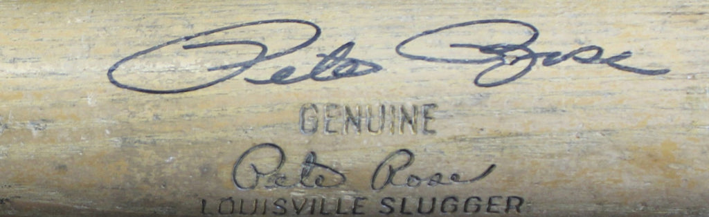 Reds Pete Rose Signed 1963 Louisville Slugger Bat GU Graded 7.5 PSA/DN ...