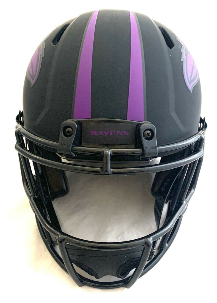 RAY LEWIS SIGNED RAVENS FS ECLIPSE SPEED AUTHENTIC HELMET BECKETT #WG6 ...