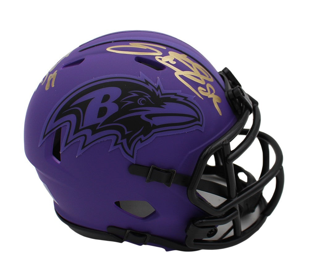 Steve Smith Sr. Signed Baltimore Ravens Speed Rave NFL Mini Helmet - A ...