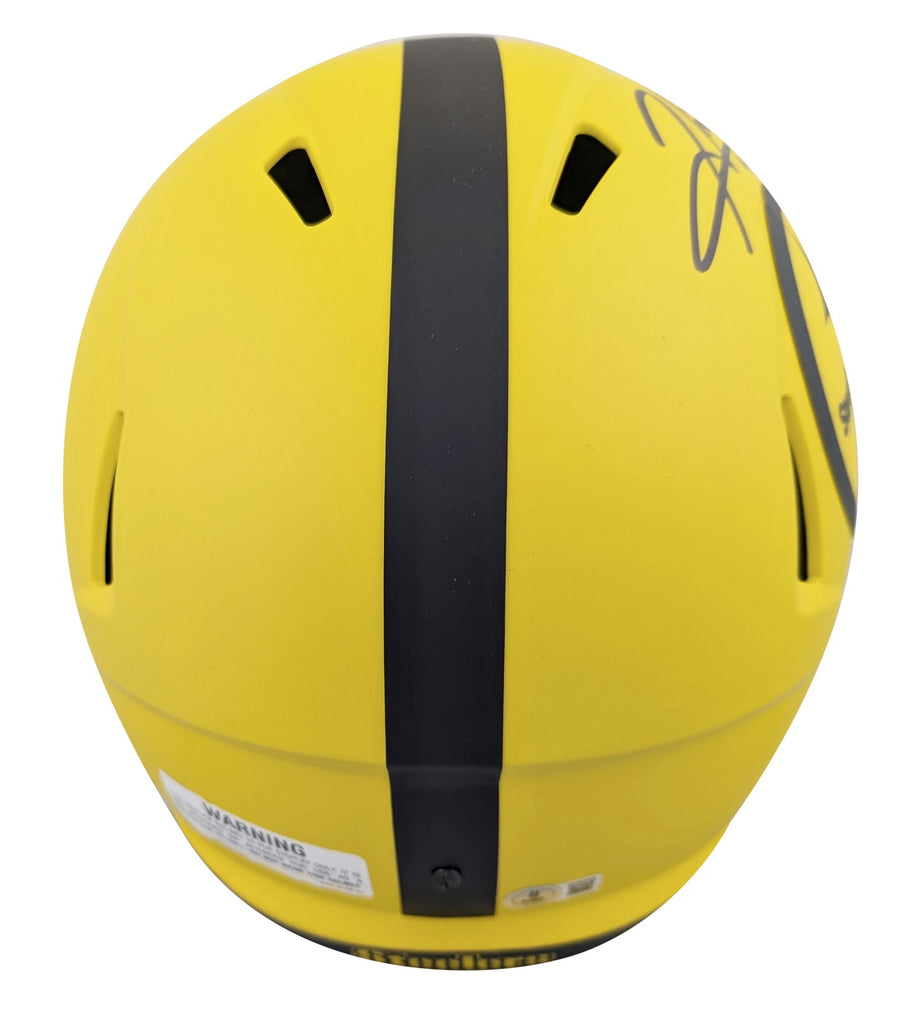 Steelers Hines Ward Signed Rave Full Size Speed Rep Helmet W/ Case BAS ...