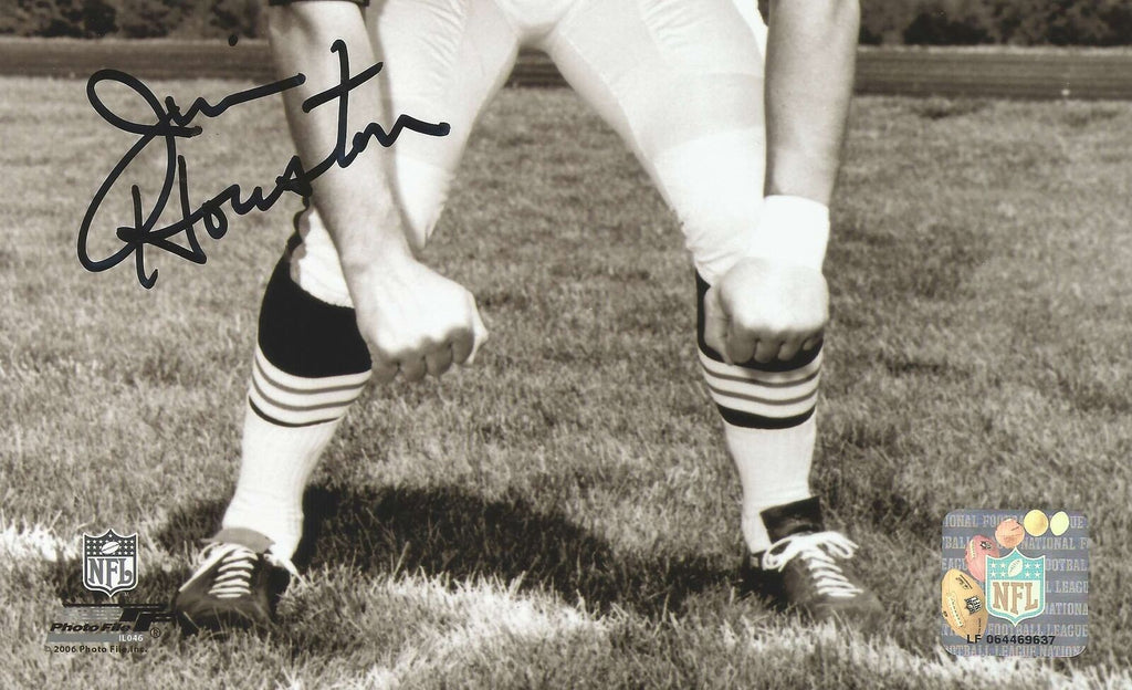 Jim Houston Cleveland Browns Signed/Autographed 8x10 B/W Photo JSA 150 ...