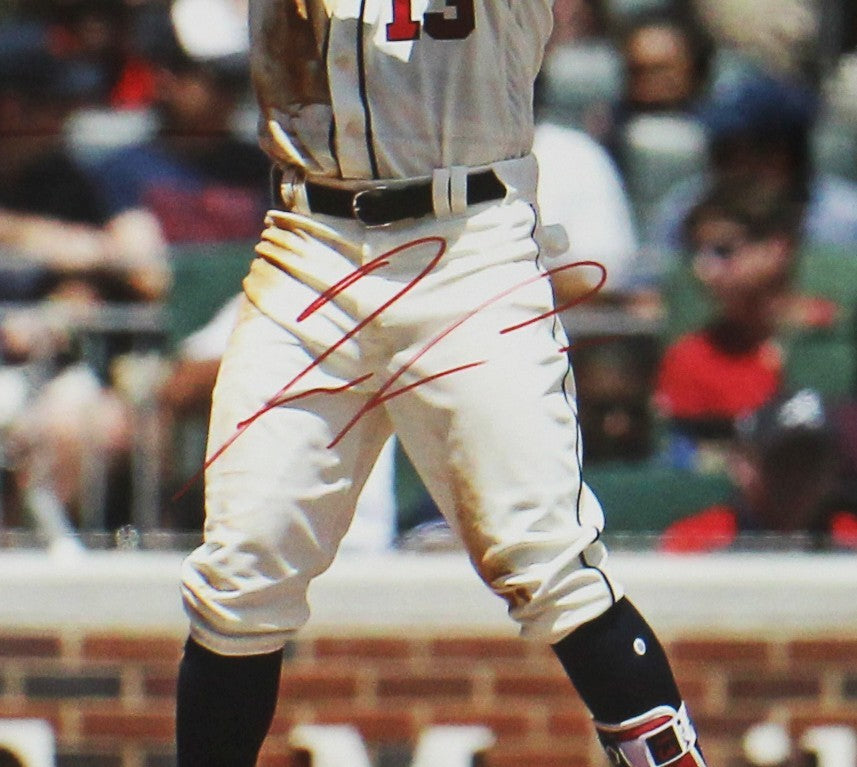 Ronald Acuna Jr. Signed Atlanta Braves Framed 16x20 Batting Stance MLB ...