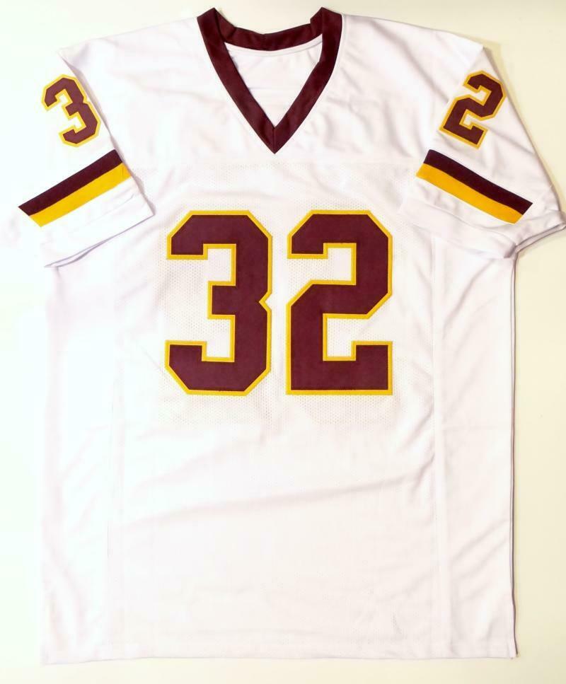 Ricky Ervins Autographed White Pro Style Jersey- JSA Witnessed Authent ...