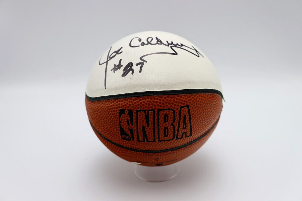 Joe Caldwell Autographed mini basketball JSA COA – Super Sports Center