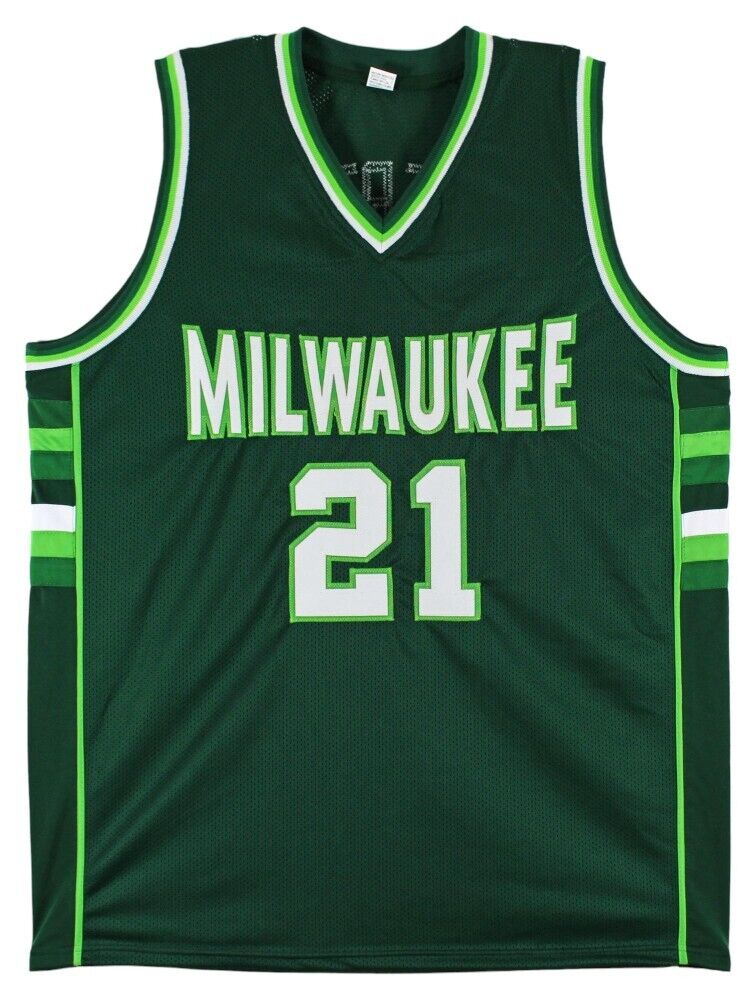 Alvin Robertson Signed Milwaukee Bucks Jersey (Beckett) 4xNBA All Star ...