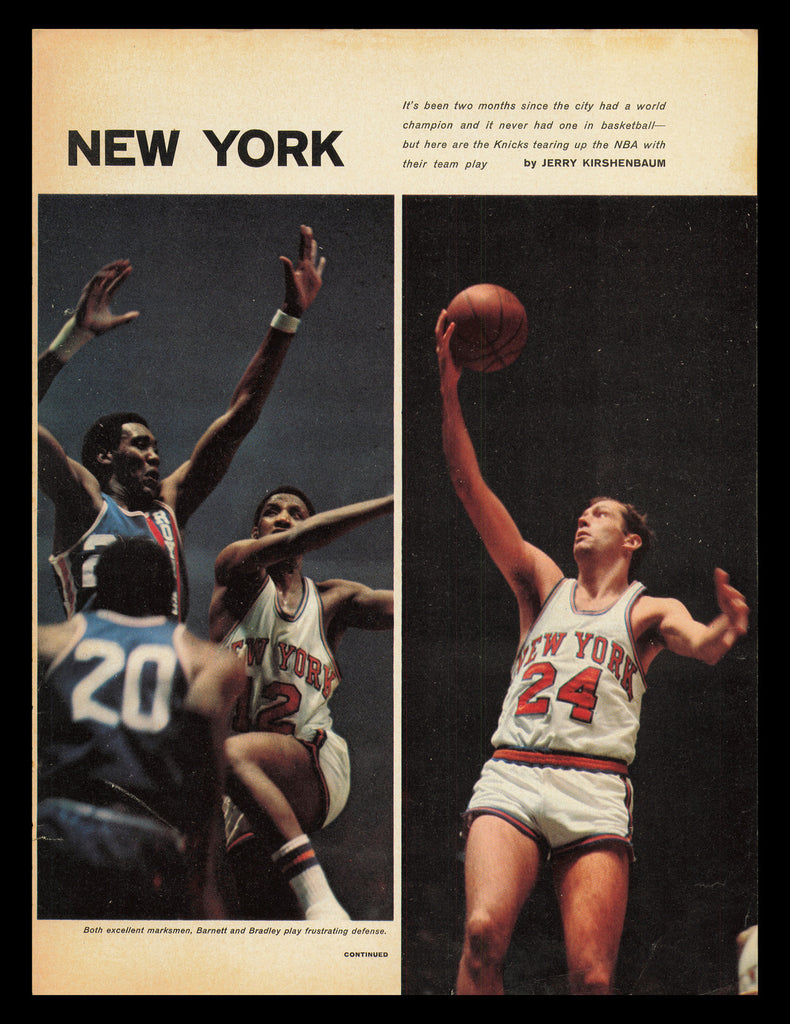 Red Holzman & Mike Riordan Autographed Signed 8x11 Magazine Photo Knic ...