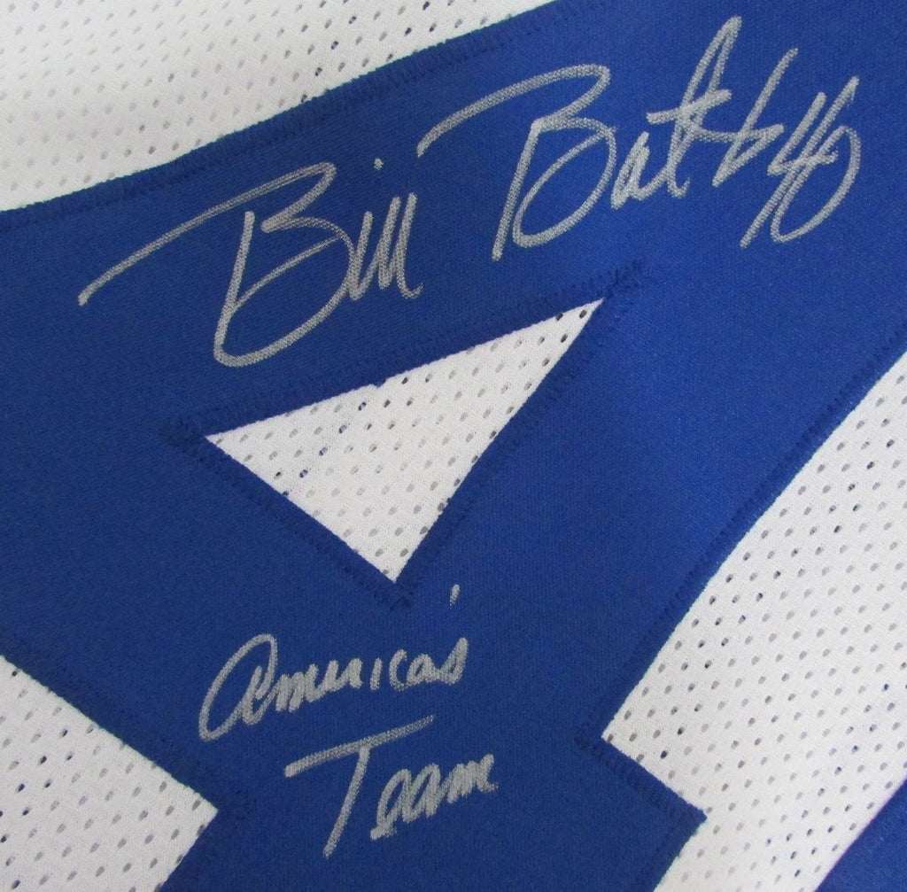 Bill Bates Dallas Cowboys Autographed/Signed inscr Jersey BECKETT BAS ...