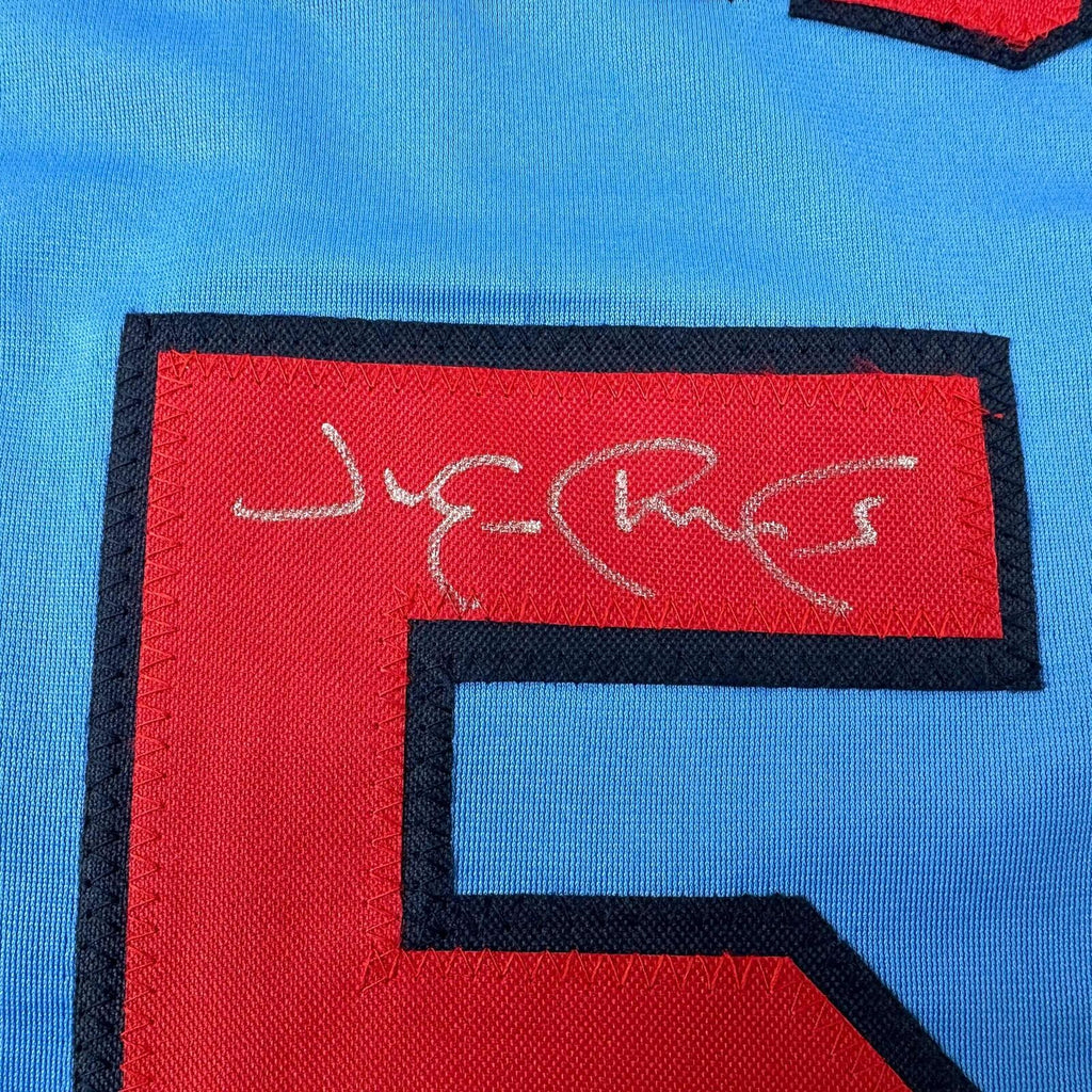 Autographed/Signed Jim Edmonds St. Louis Blue Baseball Jersey JSA COA ...