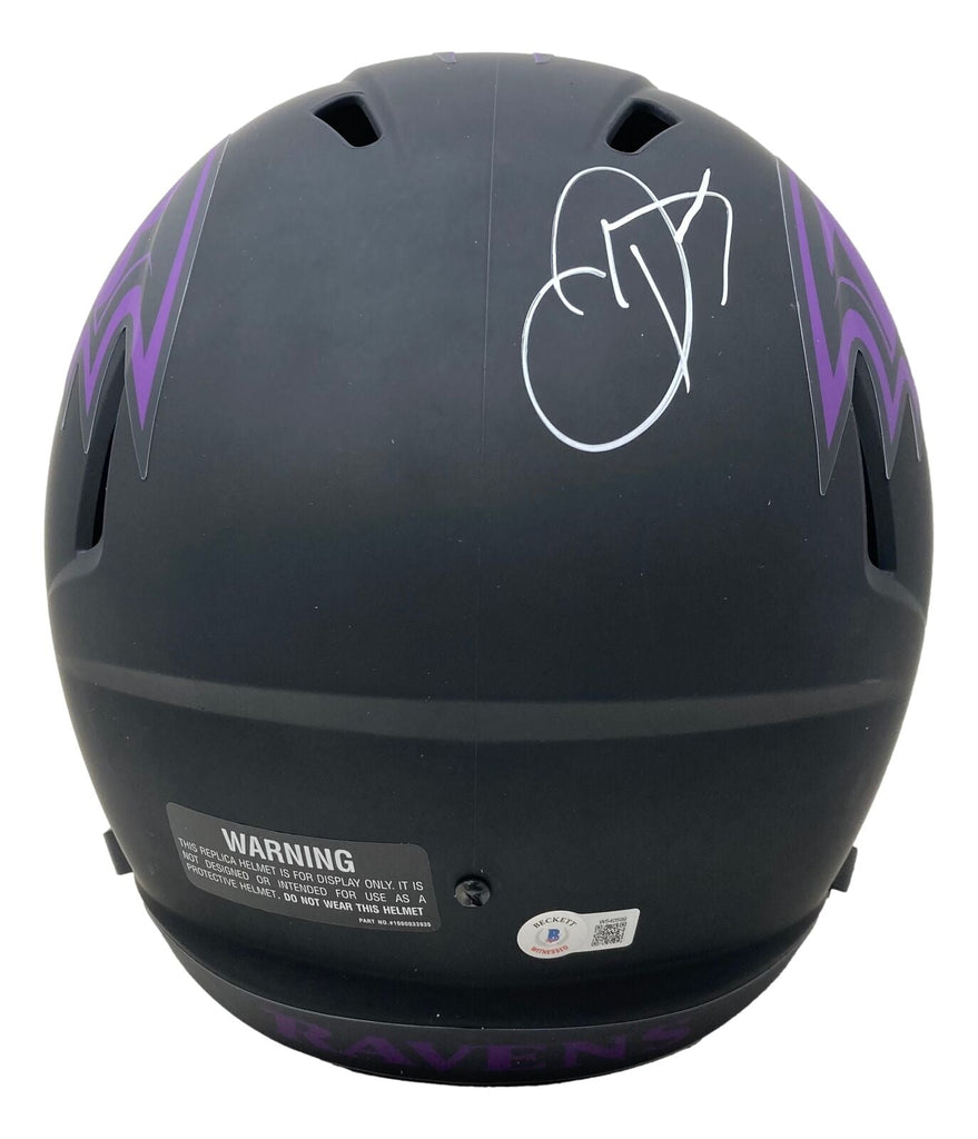 Odell Beckham Jr Signed Baltimore Ravens FS Eclipse Replica Speed Helm ...