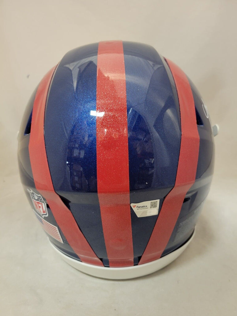 MALIK NABERS SIGNED NEW YORK GIANTS ALTERNATE SPEEDFLEX HELMET FANATIC ...