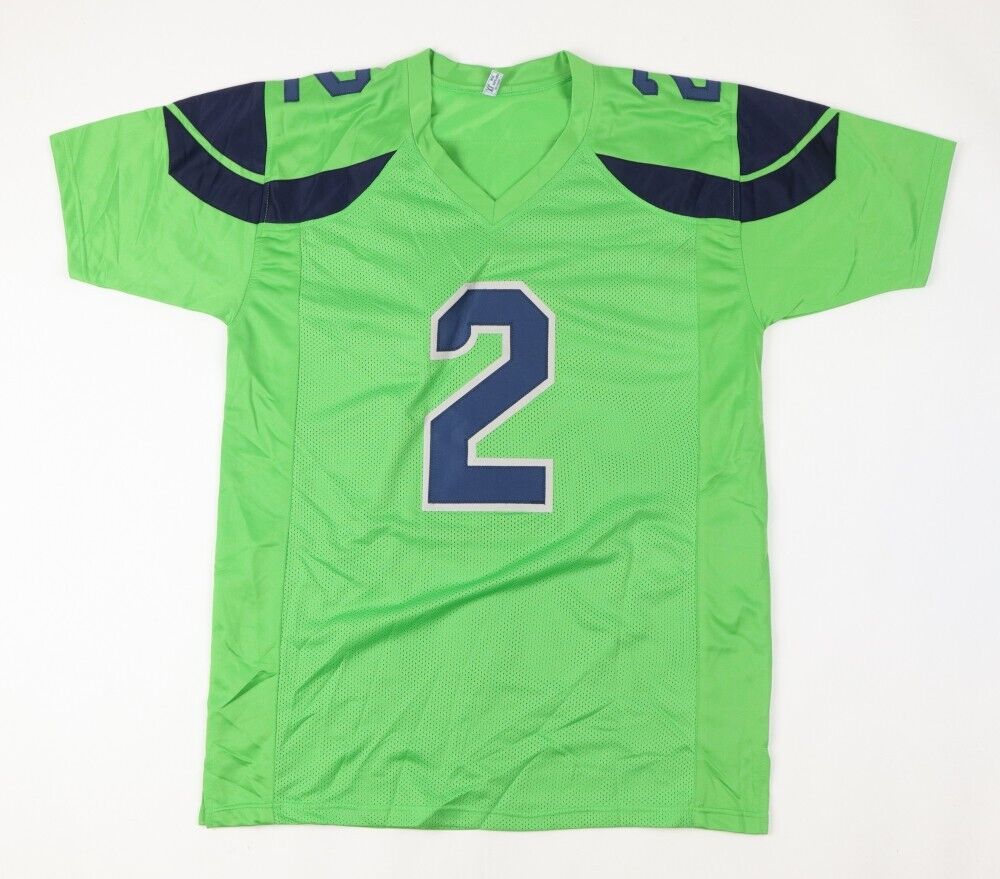 Drew Lock Signed Seahawks Jersey (Beckett) Seattle Quarterback / Misso ...