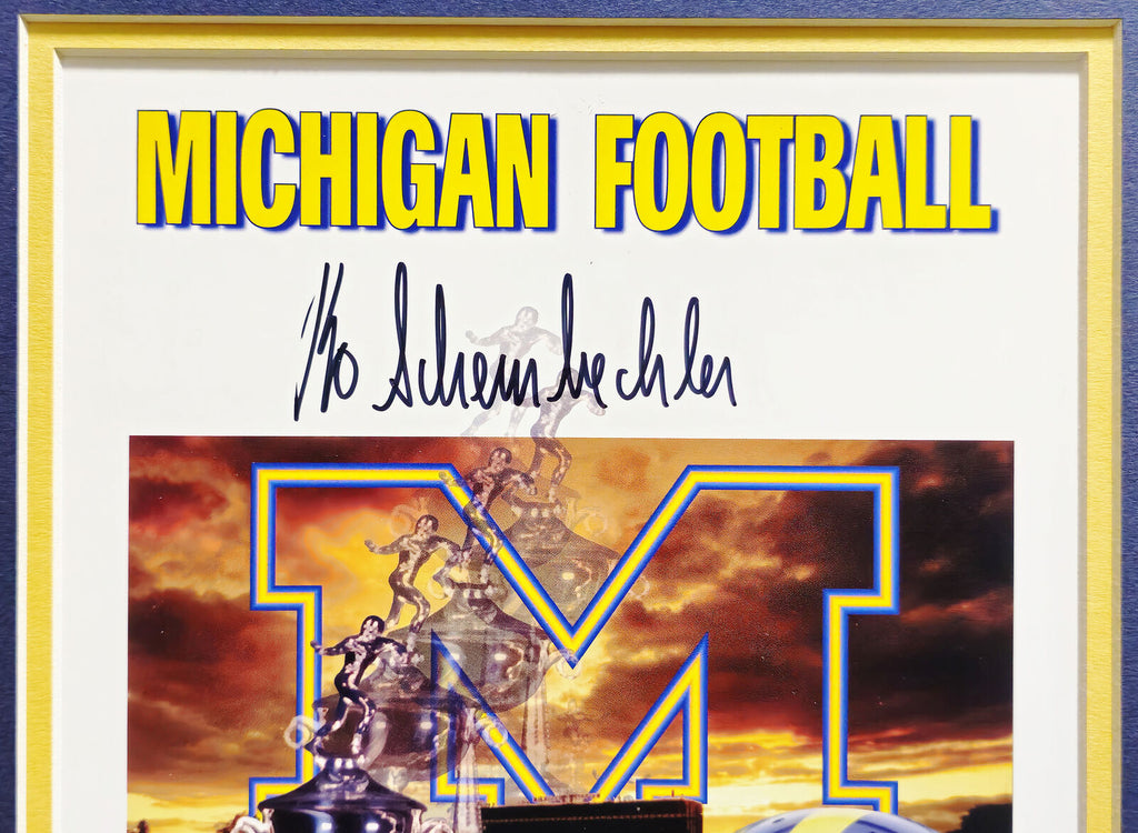 Bo Schembechler Autographed Framed 8x10 Photo Michigan Beckett QR #BM0 ...