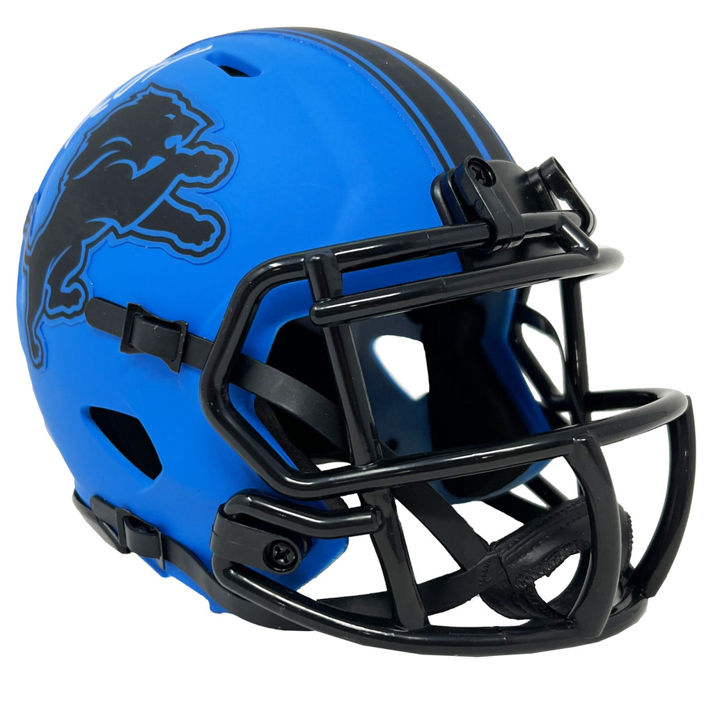 Calvin Johnson Detroit Lions Signed Riddell Rave Mini Helmet BAS/Becke ...