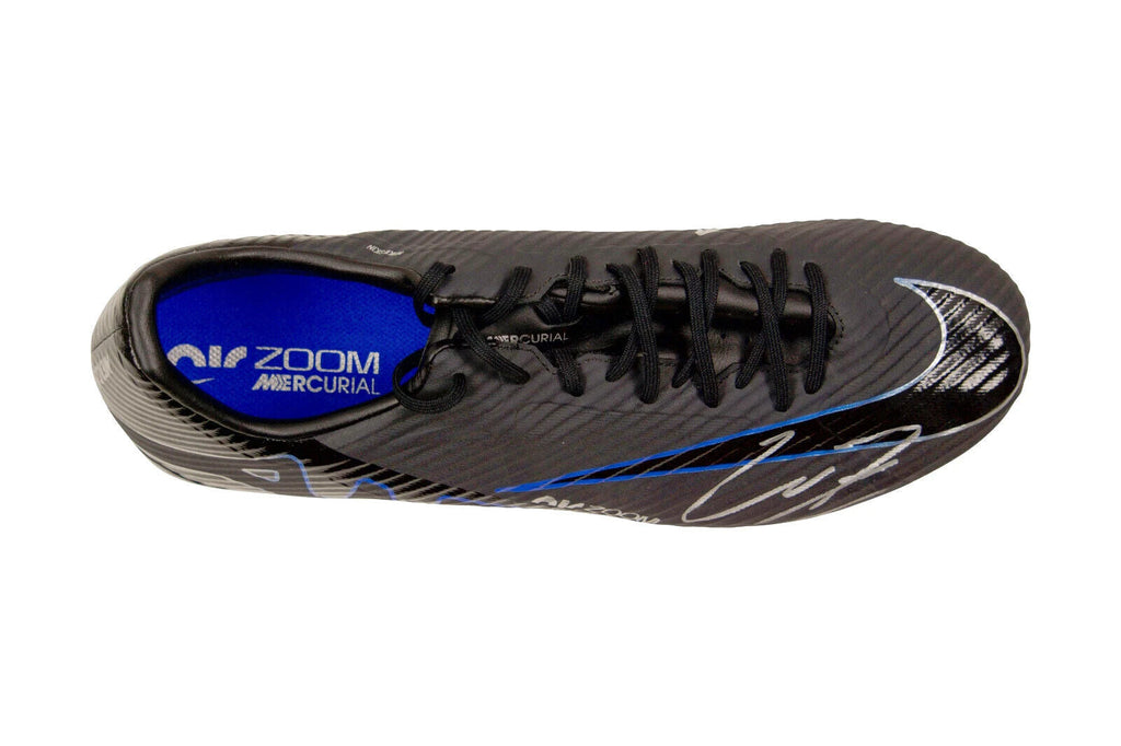 Alejandro Garnacho Signed Nike Mercurial Air Zoom Soccer Cleat with Be ...